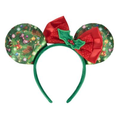 Disneyland Paris Minnie Mouse Holly Ear Headband | Disney Store