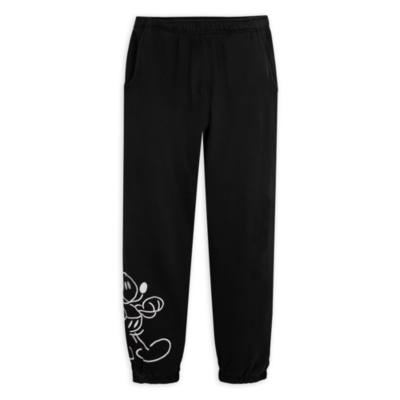 Disney Store Mickey Mouse Genuine Mousewear Black Jogging Bottoms For ...