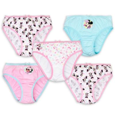 Minnie Mouse Briefs for Kids, Pack of 5