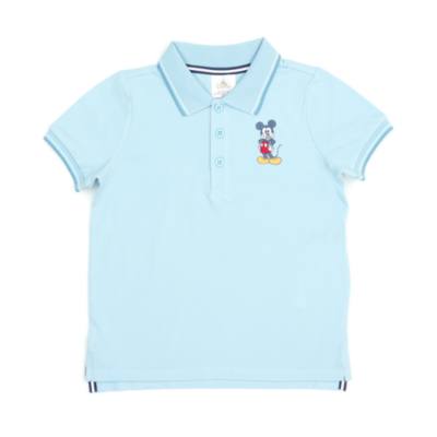 Polo Mickey Mouse verde azulado infantil, Disney Store | Disney Store