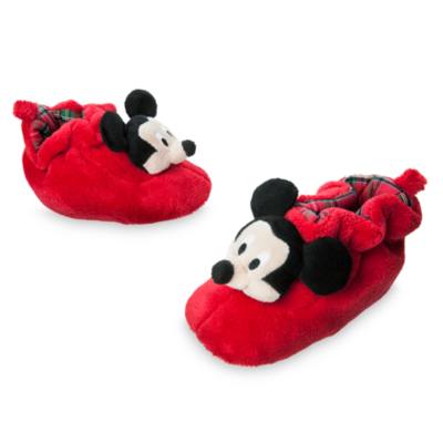 Mickey Mouse Festive Collection Baby Slippers | Disney Store