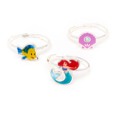 Disney Store The Little Mermaid Rings, Set of 3 | Disney Store