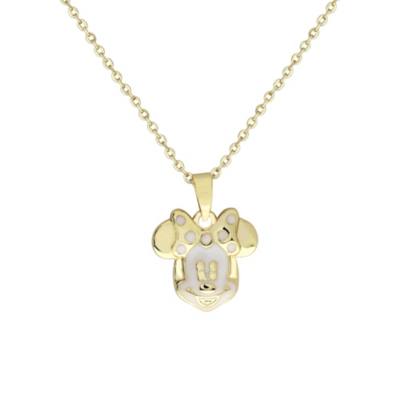 Minnie Mouse Gold-Plated Necklace | Disney Store