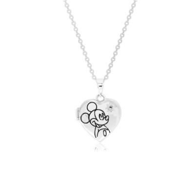 Mickey Mouse Silver-Plated Locket | Disney Store