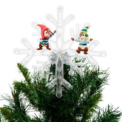 Chip 'n Dale Light-Up Festive Tree Topper | Disney Store