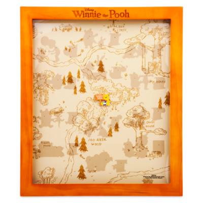 Winnie the Pooh Limited Release Pin Display Frame and Pin, Hundred Acre ...