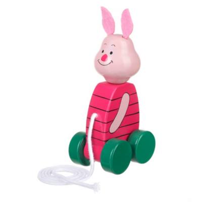 Piglet Wooden Pull Along Toy | Disney Store