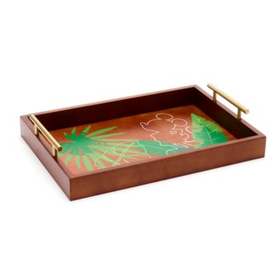 Disney Parks Mickey Mouse Tropical Hideaway Wooden Serving Tray ...