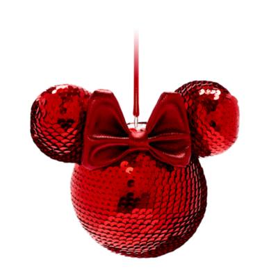 Disney Store Minnie Mouse Red Icon Hanging Ornament | Disney Store