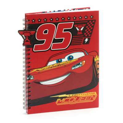 Disney Store Lightning McQueen A4 Notebook, Disney Pixar Cars | Disney ...