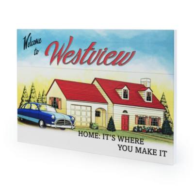 Pyramid WandaVision Wooden Print | Disney Store