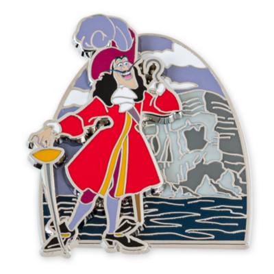 Disney Store Captain Hook Disney Villains Pin, Peter Pan | Disney Store