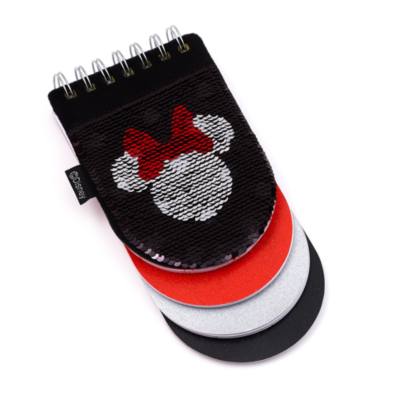 Disney Store Minnie Mouse Sectioned Reversible Sequin Notebook | Disney ...