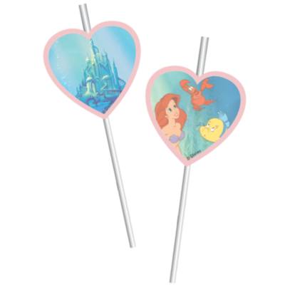 Walt Disney World The Little Mermaid 6x Bendy Straws Set | Disney Store