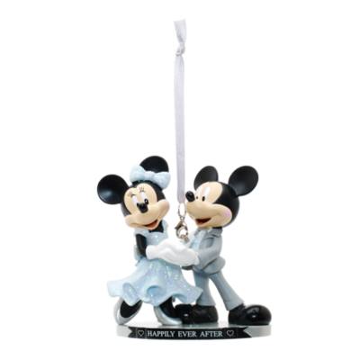 Mickey and Minnie Mouse Hanging Wedding Ornament | Disney Store