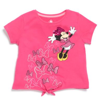 Minnie Mouse Tie-Front T-Shirt For Kids | Disney Store