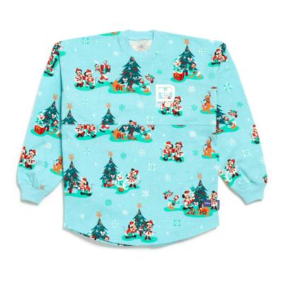 Walt Disney World Mickey and Friends All-Over Print Christmas Spirit ...