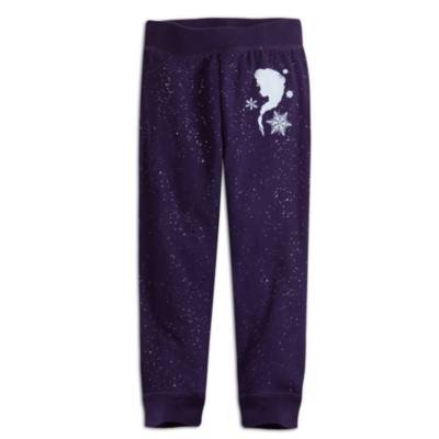 Elsa Glittery Fleece Tracksuit Bottoms, Frozen | Disney Store