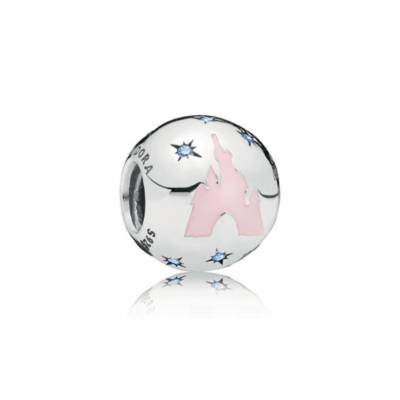 Pandora Sleeping Beauty Pink Castle Charm, Disneyland Paris | Disney Store