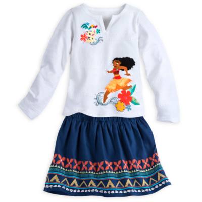 Moana Top and Skirt Set For Kids