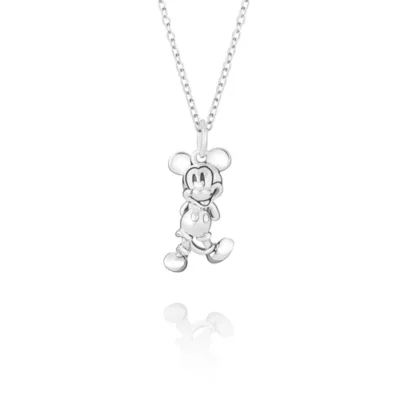 Chamilia Mickey Mouse Figural Silver Necklace | Disney Store